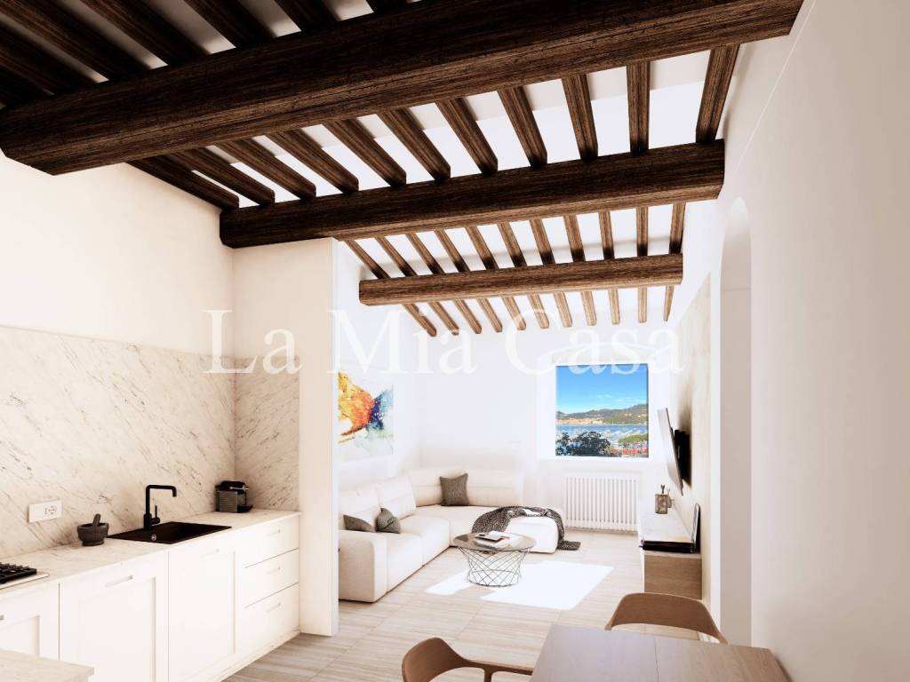 Vendita Appartamento Lerici. Trilocale in piazza Giuseppe Garibaldi. Da ...