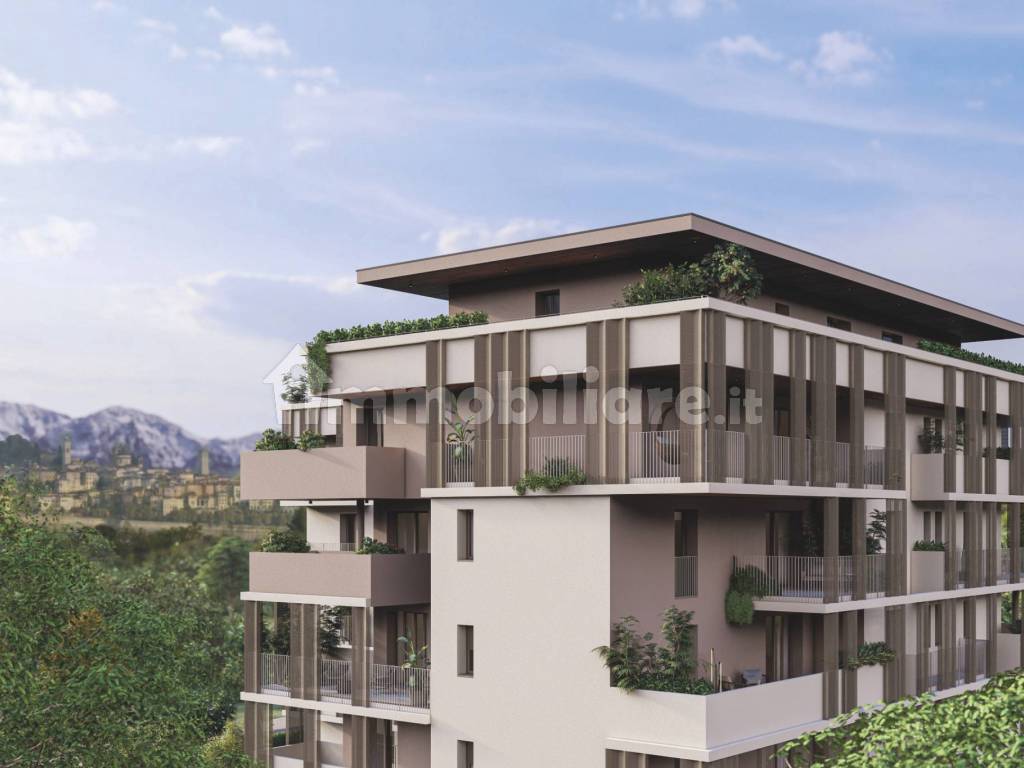 Vendita Attico in via Don Mansueto Zambetti Bergamo. Nuovo, con ...