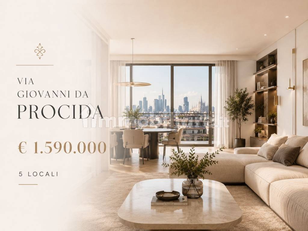 Vendita Appartamento in via Giovanni da Procida. Milano. Ottimo stato ...