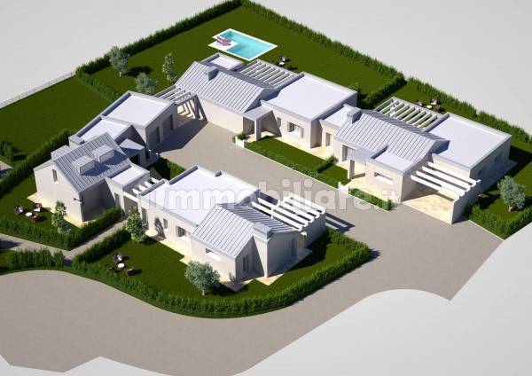 Villa bifamiliare, nuova, 175 m², Asseggiano, Venezia