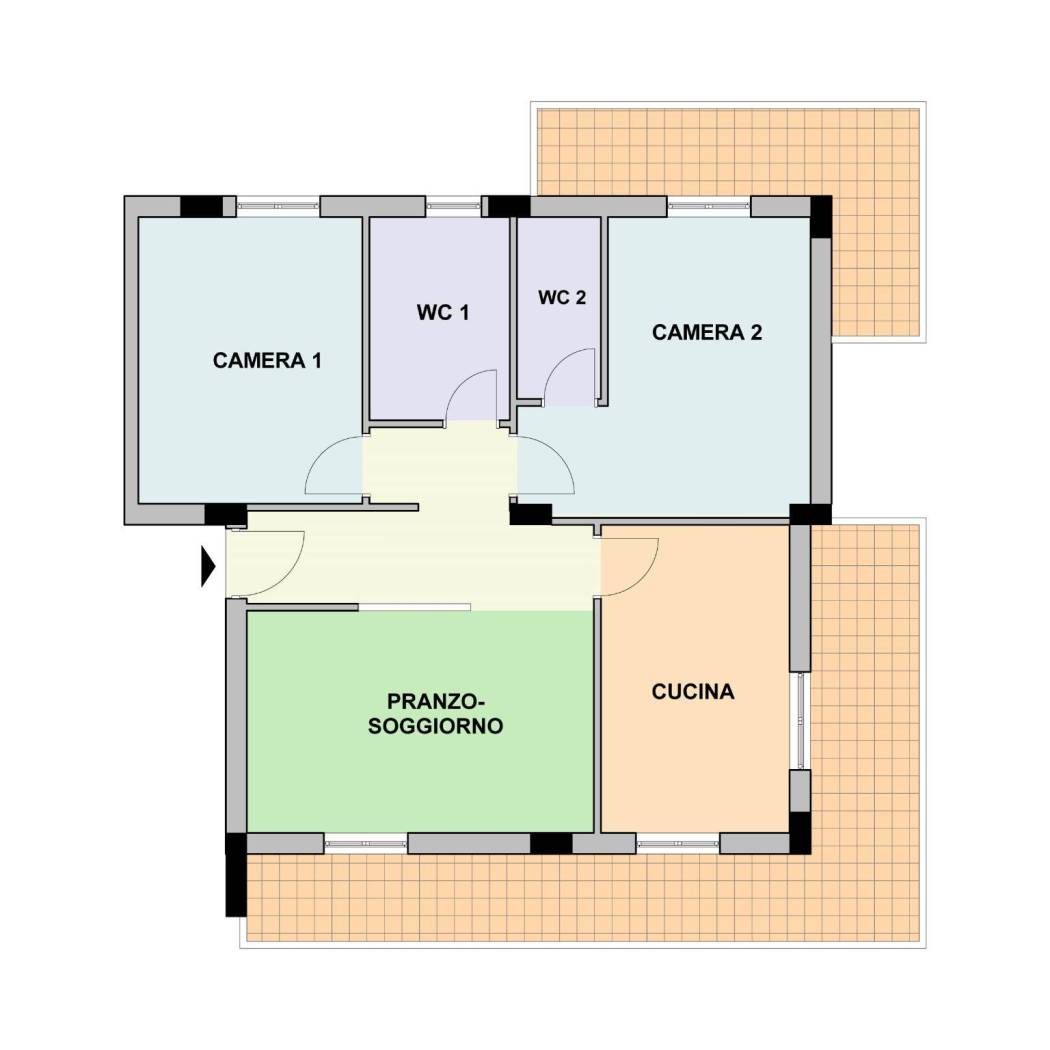 Trilocale via Cappuccini 2, Centro, Squillace