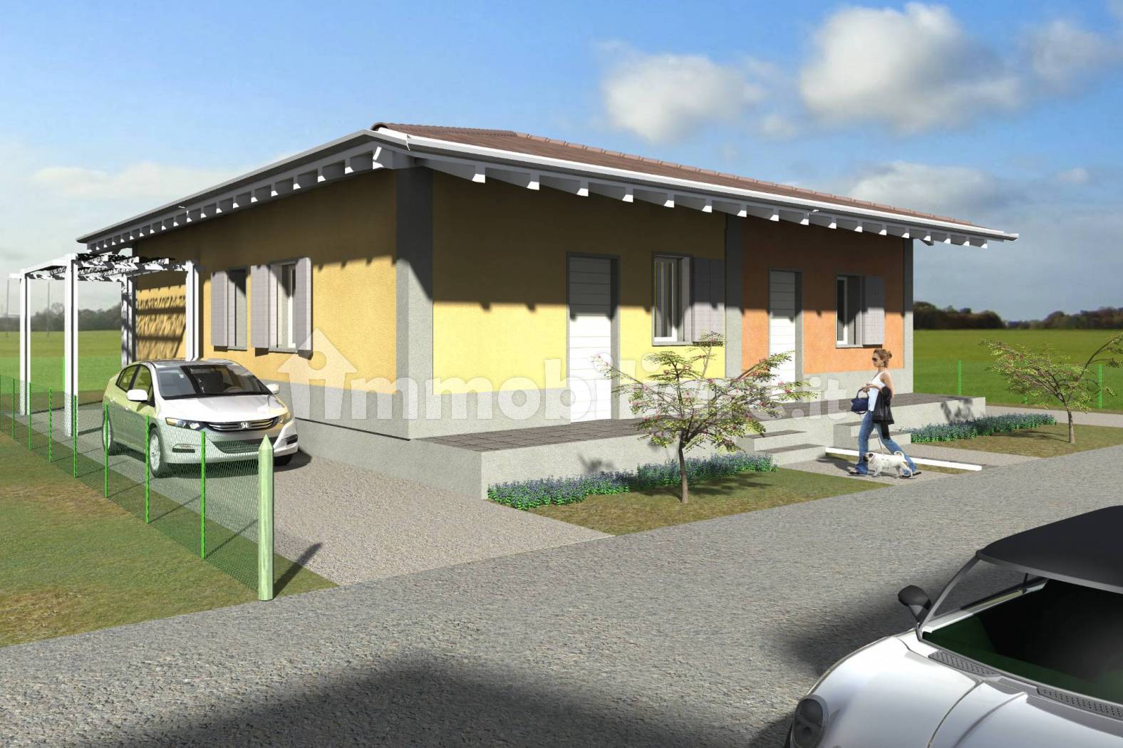 Villa bifamiliare via Albarese 120, Guisa Pepoli, Case Torlonia, Crevalcore