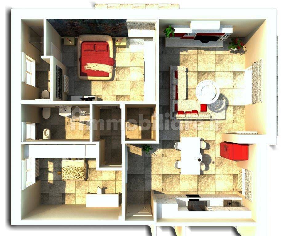 Trilocale via Giovanni Amendola 58, Centro, Cossato