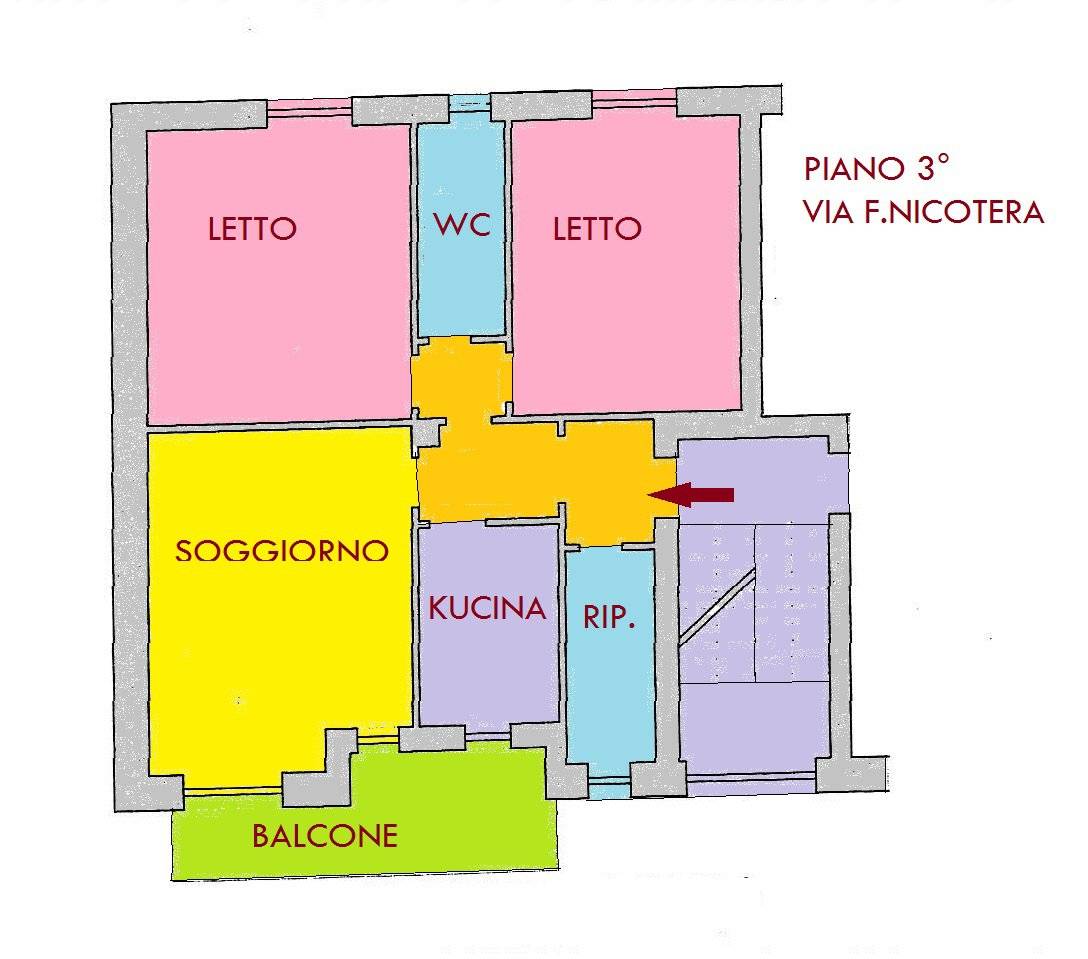 Quadrilocale via Federico Nicotera 23, Nicastro Sambiase, Lamezia Terme