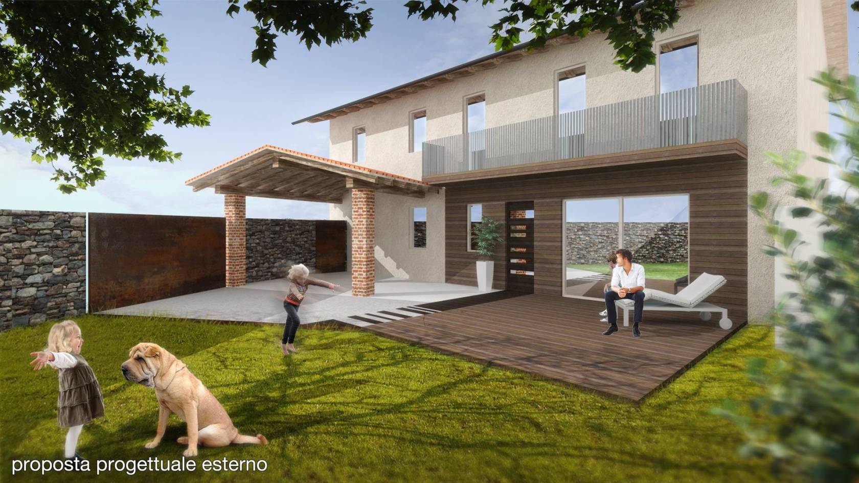 Villa unifamiliare frazione San Barnaba 80, Busca